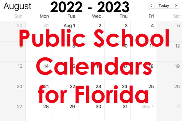 Florida Public School Calendars - All Districts Start Dates and More ...